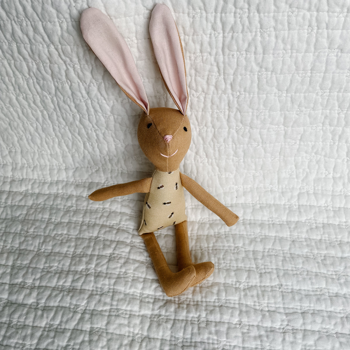 8" Honey Bee Bunny in yellow – Basil Village